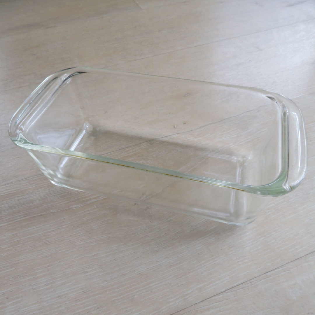 Vintage PYREX 213 Clear Glass Loaf Bread Pan Baking Dish 1.5 Qt Made in ...