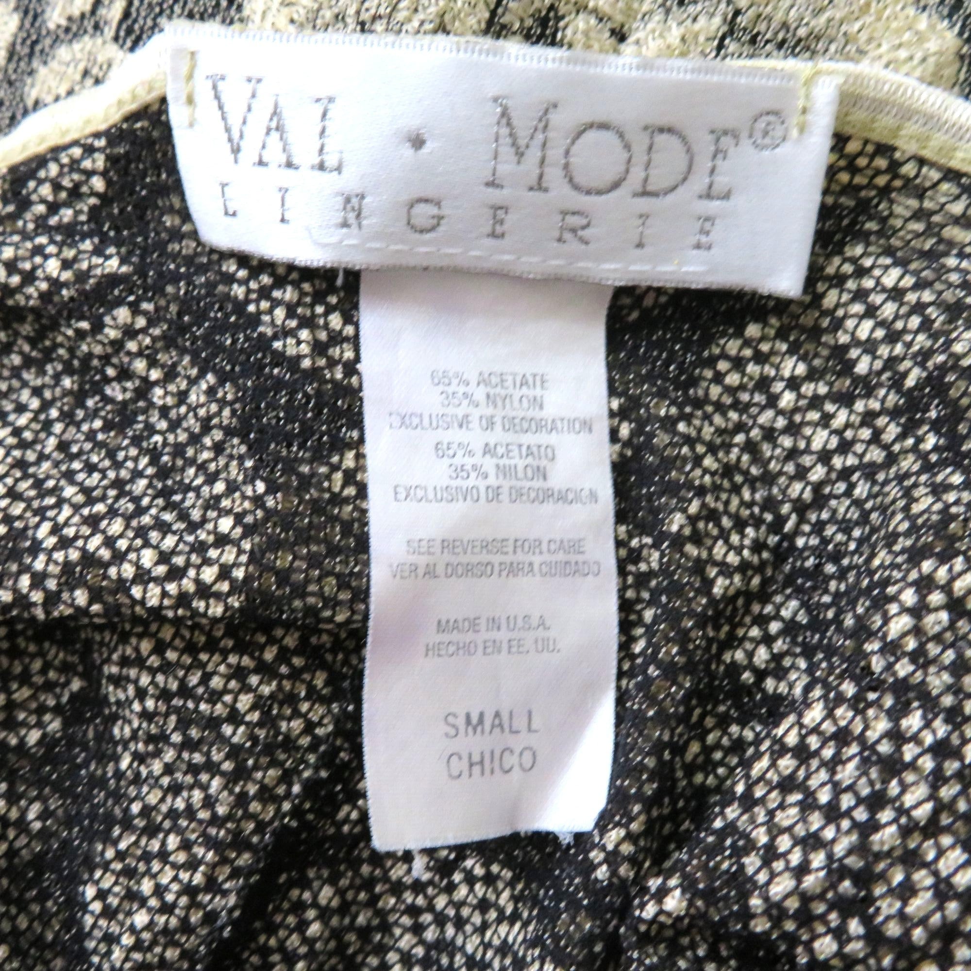 Vintage Val Mode Lingerie Nylon Slip Chemise S Floral Brocade - Etsy