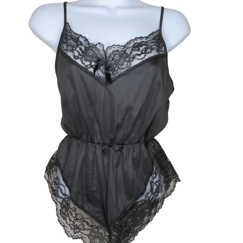 Black Lace Teddies - Etsy
