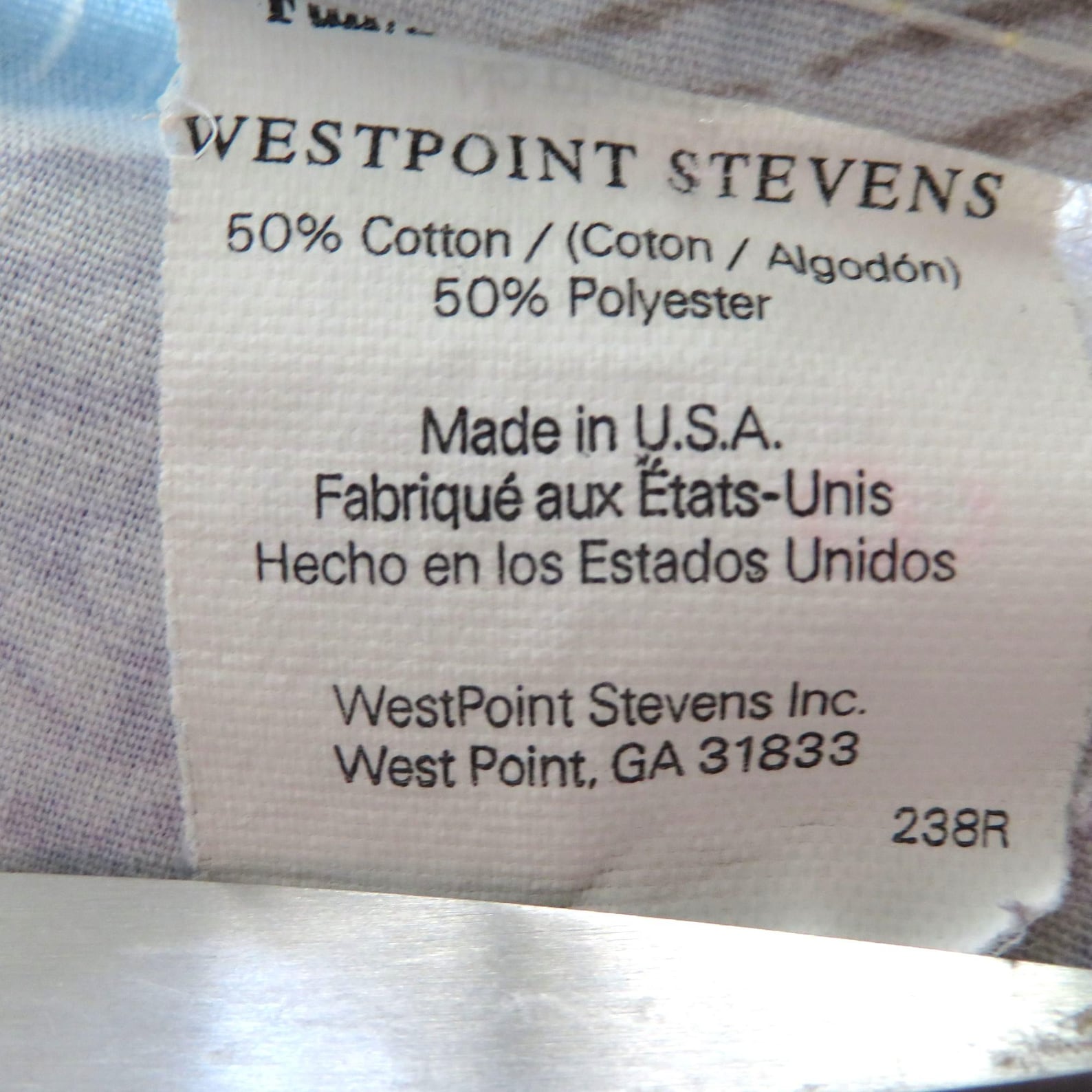 Vintage Westpoint Stevens Full Double Sheet Set 4pc Multicolor Diamonds ...