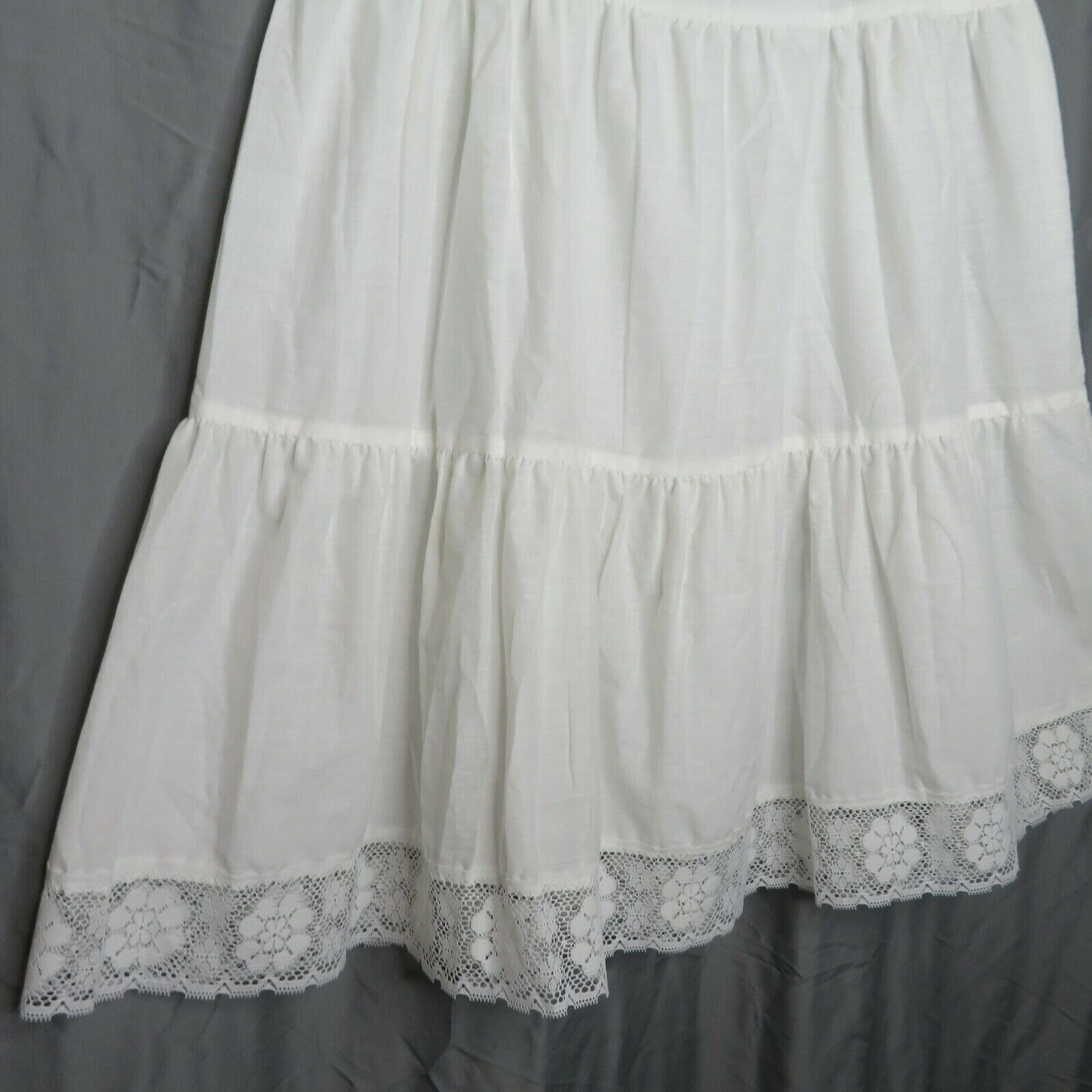 White Cotton Maxi Slip at William Biscoe blog