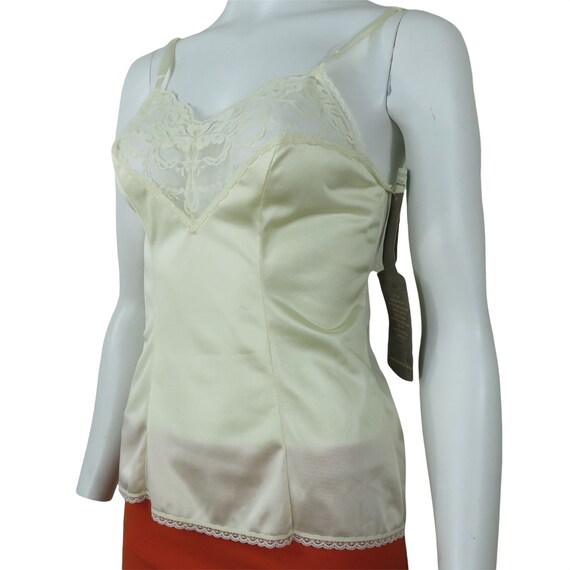 Vintage VASSARETTE Camisole Slip Top S Nylon Lingerie… - Gem