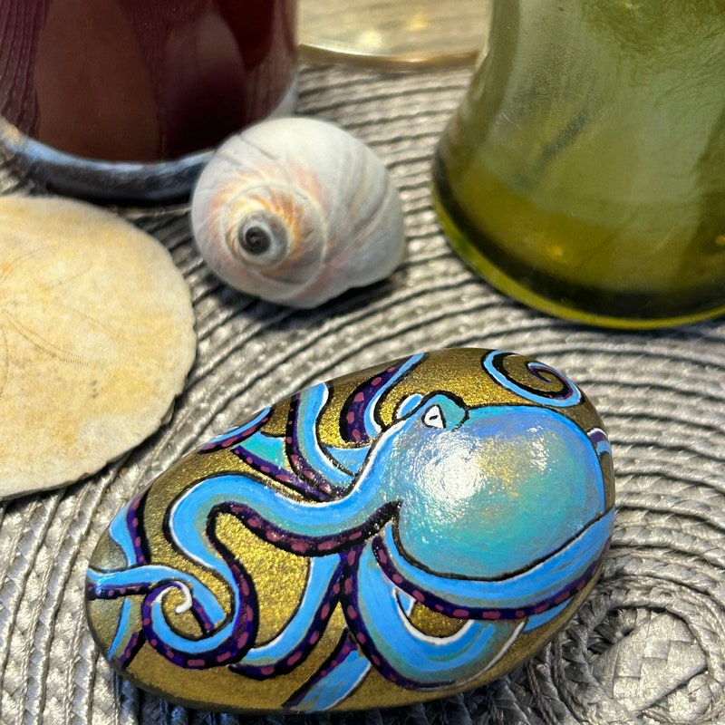 Painted Animal Rocks - Etsy