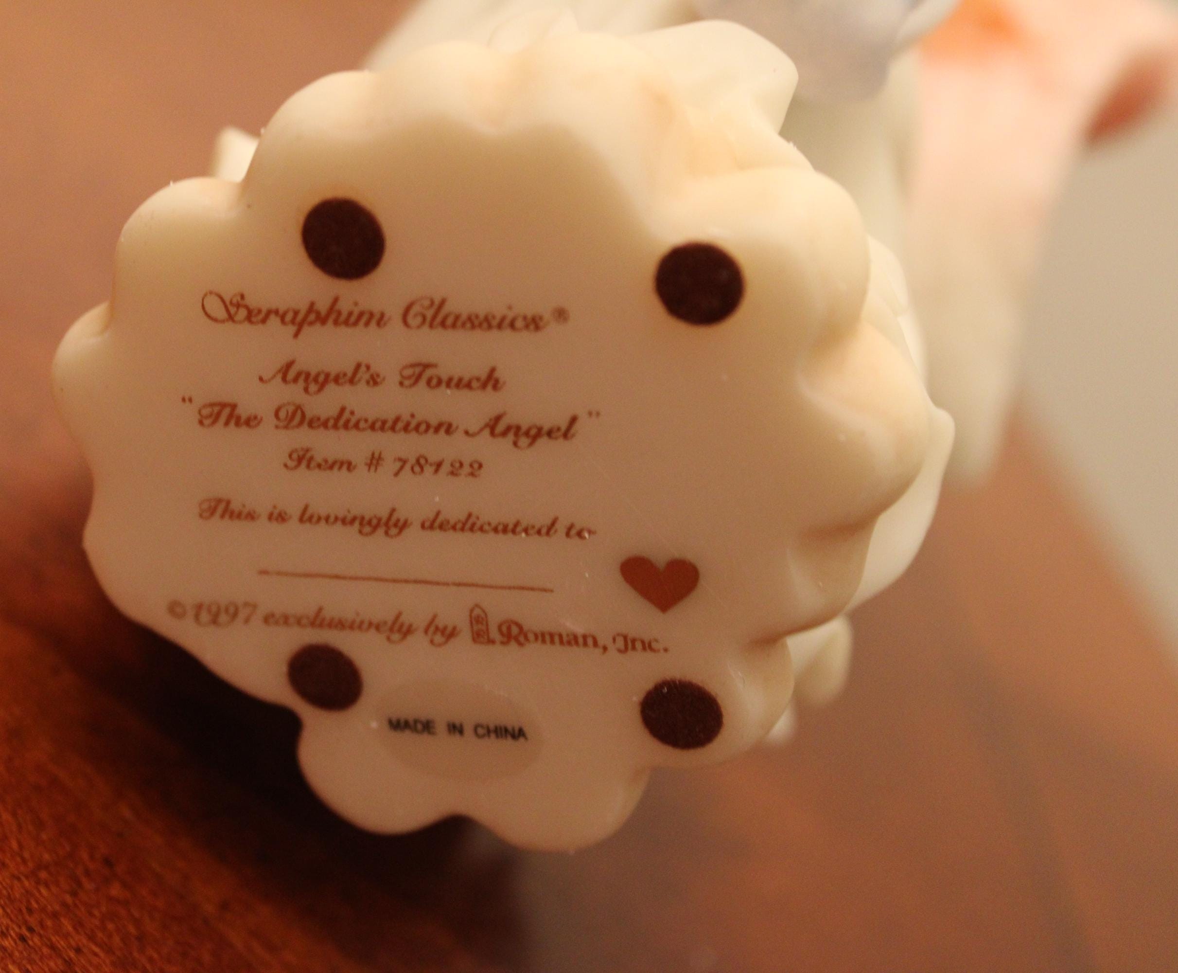 Seraphim Angels Angel's Touch "the Dedication Angel" #78122 COA - Etsy