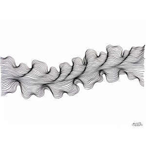 Original Line Drawing / Black and White Modern Line Art / - Etsy