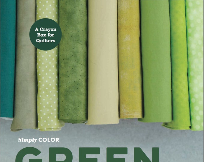 Simply Color GREEN book by Vanessa Christenson | Etsy