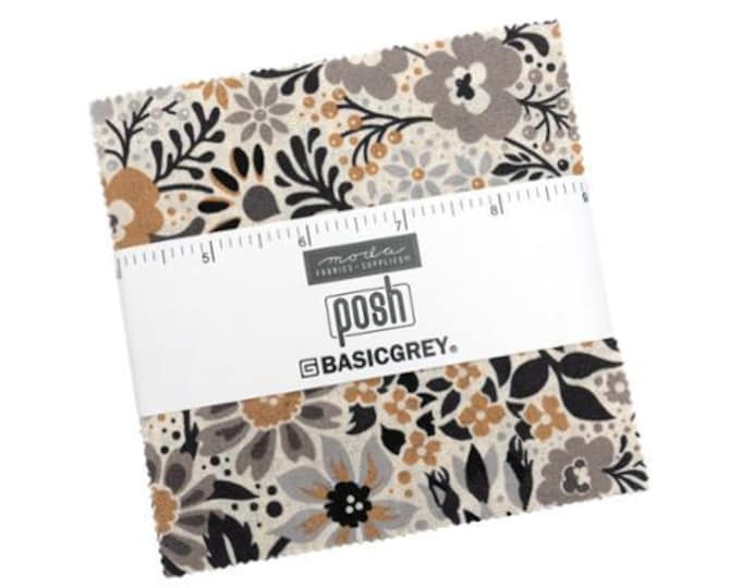 Posh Charm Pack by Basic Grey for Moda - Etsy