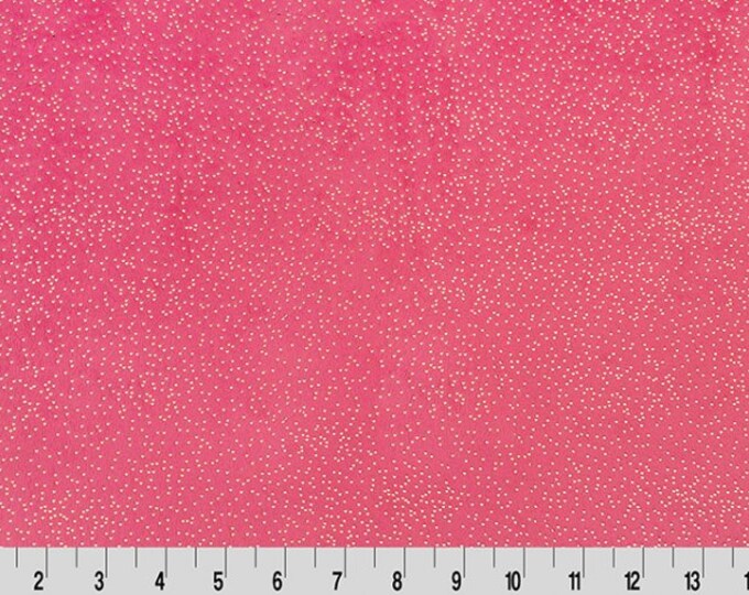 Sparkle Cuddle in Glitter Fuchsia and Gold From Shannon Fabric - Etsy