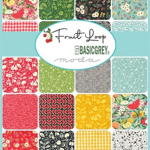 Fruit Loop Charm Pack by Basic Grey for Moda - Etsy