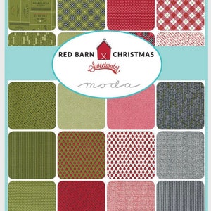 Red Barn Christmas Quilt by Sweetwater for Moda Fabrics - Etsy