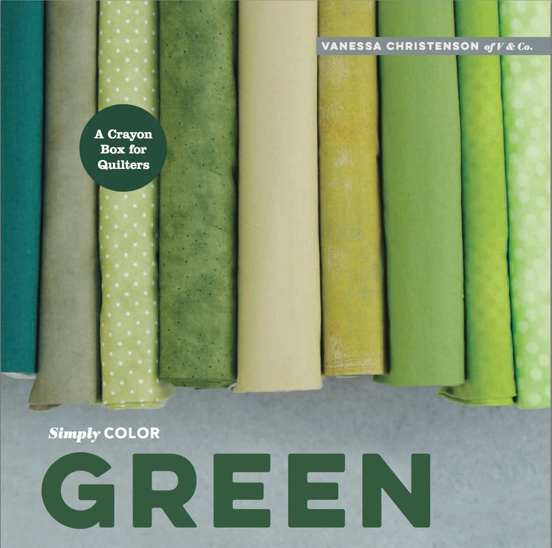 Simply Color GREEN Book by Vanessa Christenson - Etsy