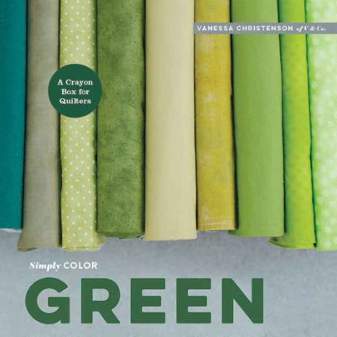 Simply Color GREEN Book by Vanessa Christenson - Etsy