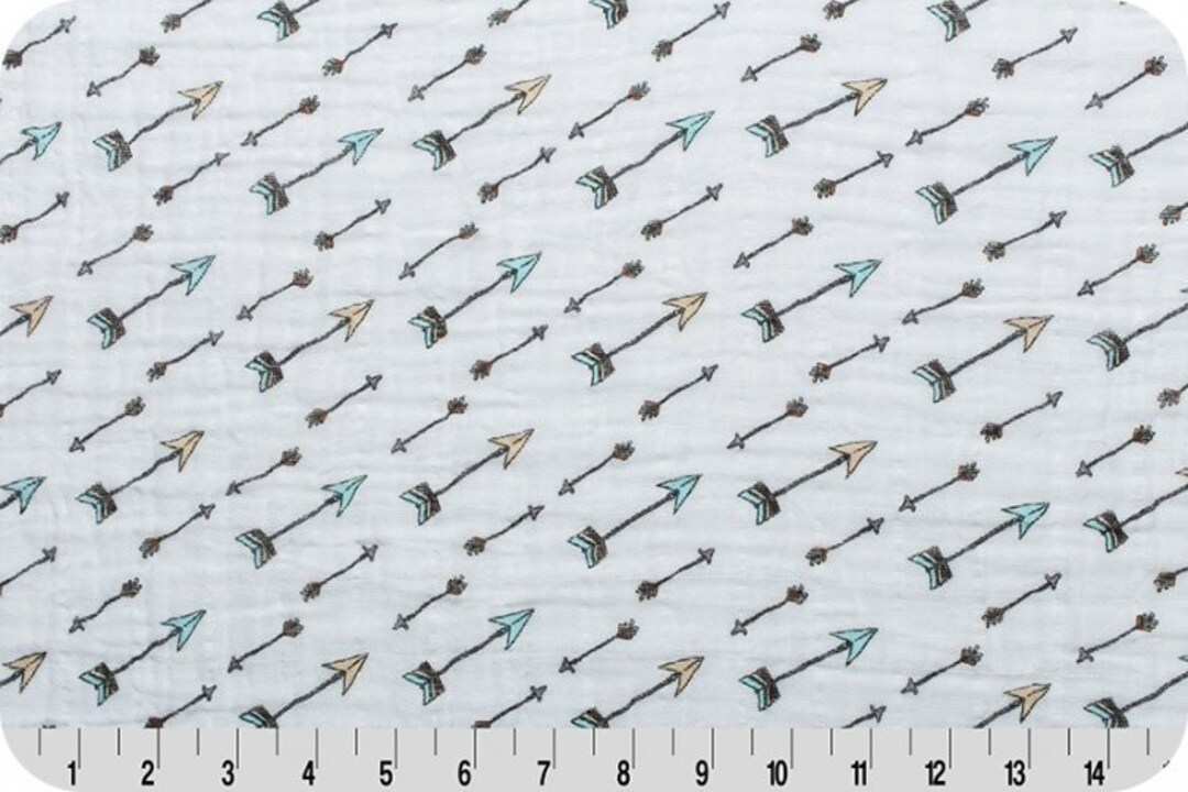 Straight and True Embrace Double Gauze Arrows in Saltwater From Shannon ...