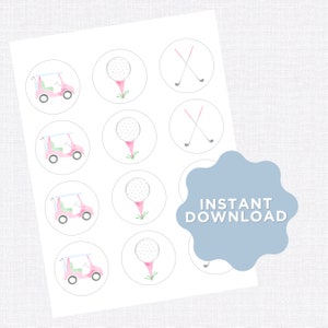 Printable Cupcake Toppers, Digital Download Cupcake Toppers, Instant ...