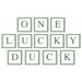 Printable Green Lucky Duck Birthday Banner, Lucky Birthday Banner ...