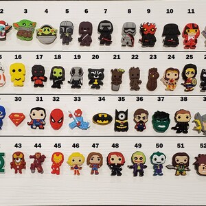 Paracord Charm Key Fobs Super Hero & Cartoon Characters Makes a Great ...