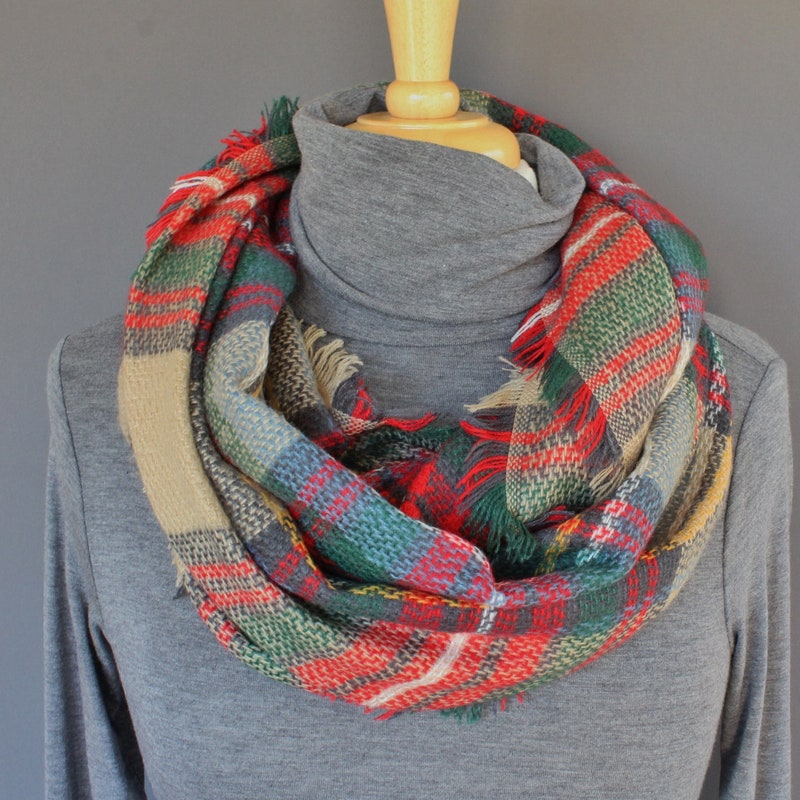 Tartan Plaid Scarf - Etsy
