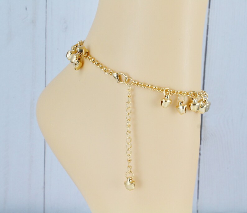 Jingle bells anklet ankle bracelet jewelry jingly bell 7 to | Etsy