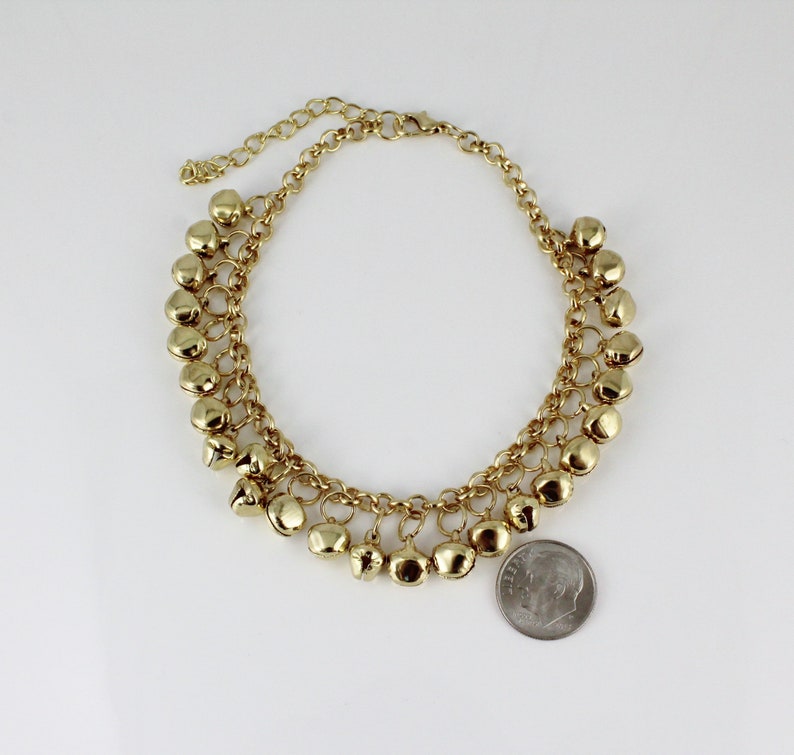 Jingle Bells Anklet Ankle Bracelet Jewelry Jingly Bell 8 to 10 - Etsy