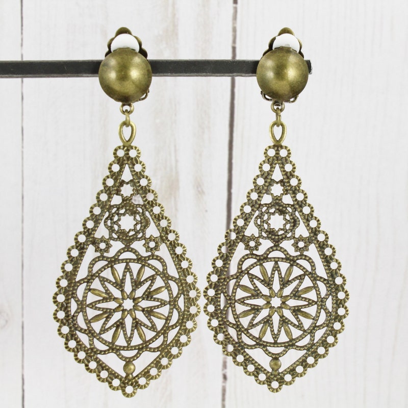 Bohemian Earrings - Etsy