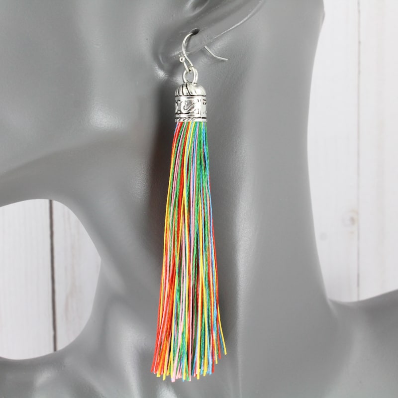 Tassel Earrings - Etsy
