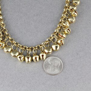 Jingle Bells Anklet Ankle Bracelet Jewelry Jingly Bell 8 to 10.5 Inches ...