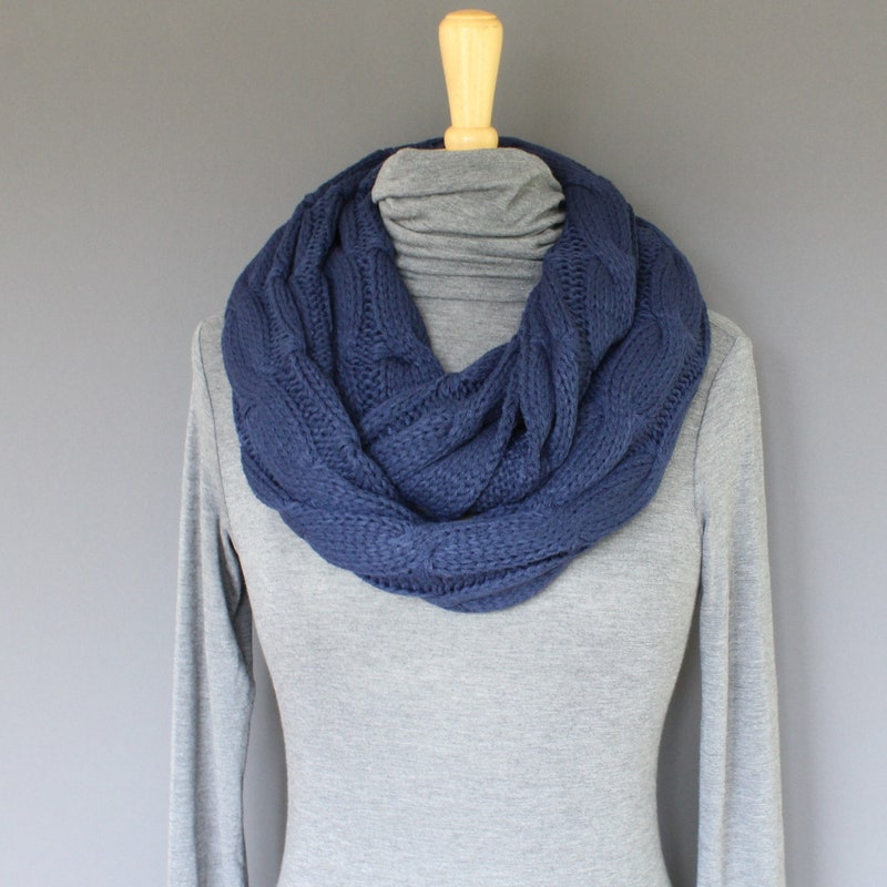 Chunky Knit Infinity - Etsy
