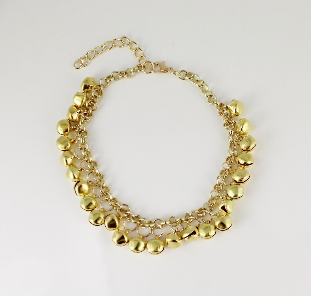 Jingle Bells Anklet Ankle Bracelet Jewelry Jingly Bell 8 to 11 Inches ...