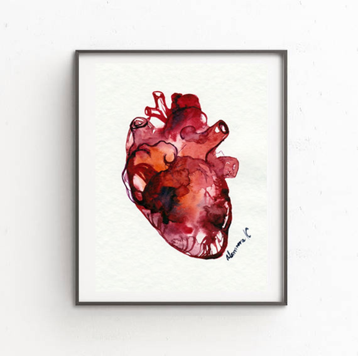 Anatomy Art Print Valentine's Day Gift or Present for - Etsy