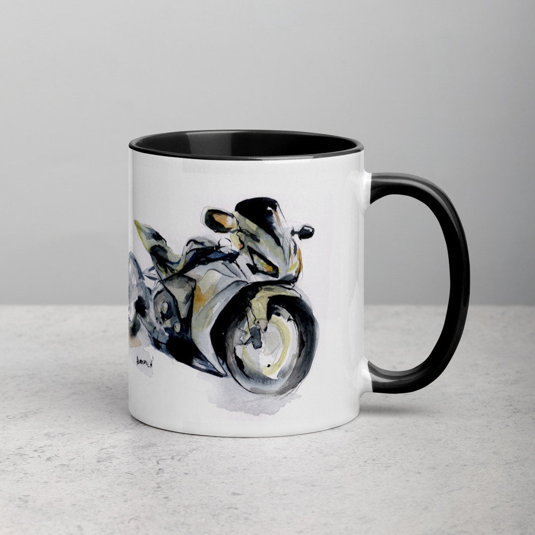 Motorcycle Gift Coffee or Tea Mug, Personalized Father's Day Present - Etsy