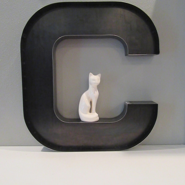 Metal Letter C - Etsy