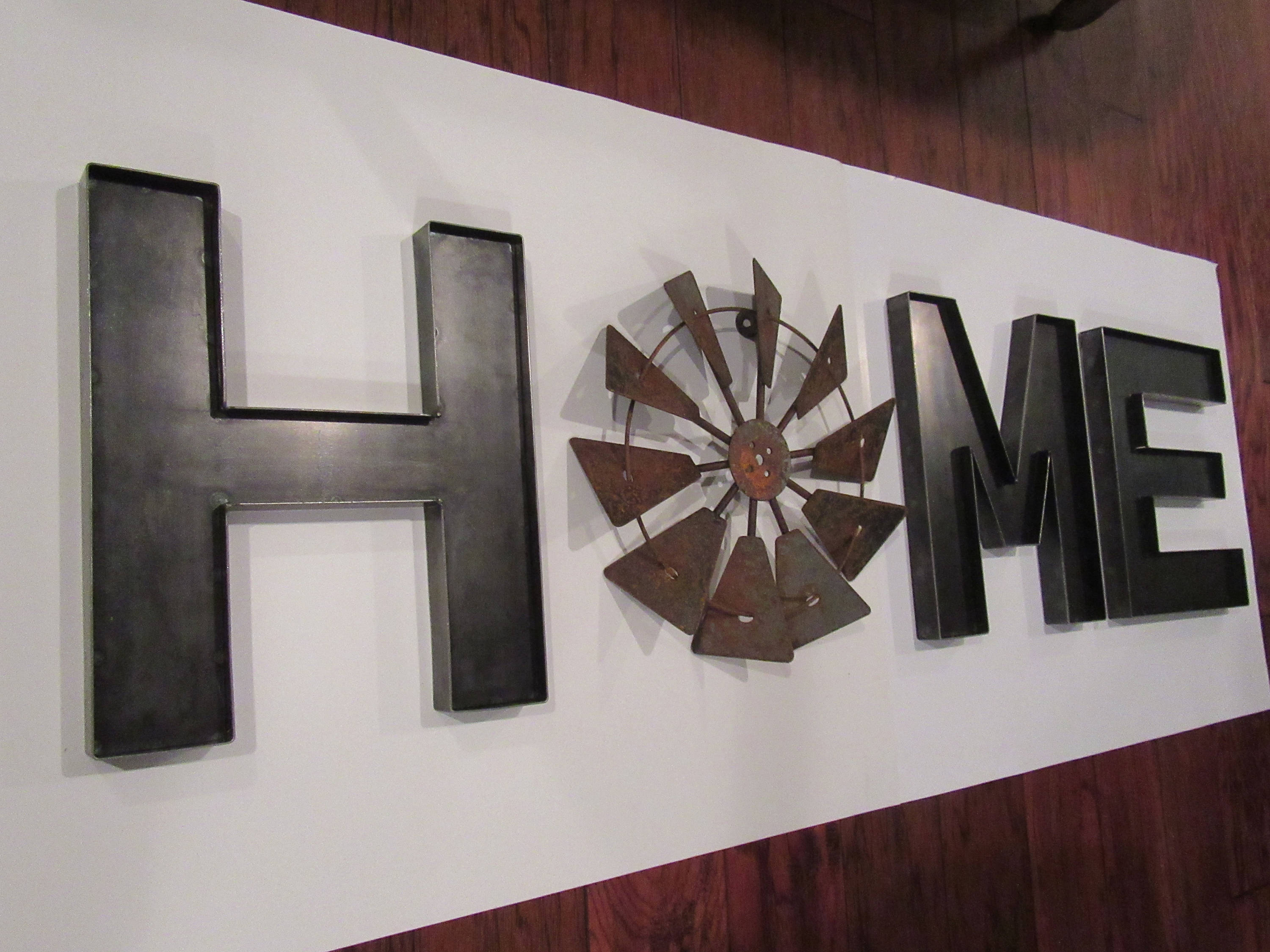 Rustic Windmill HOME Sign-rustic Farmhouse Windmill - Etsy