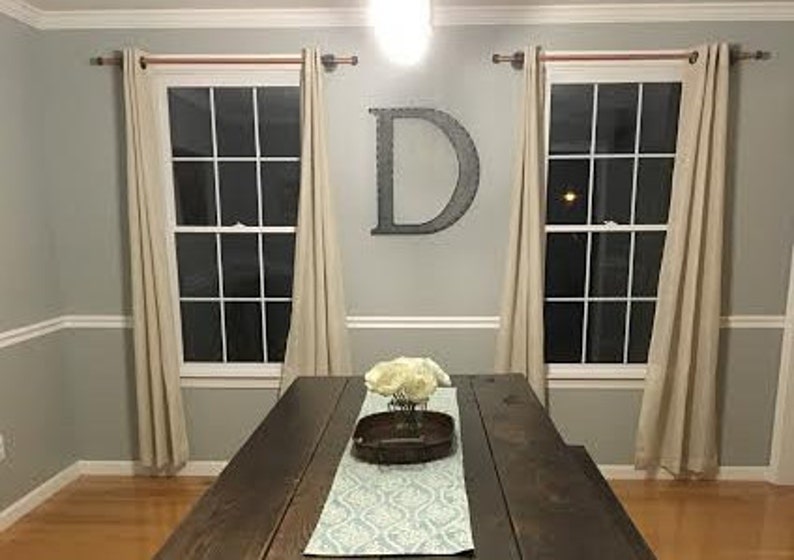 24 Metal Letter D Serif Font Wall Decor-Industrial | Etsy