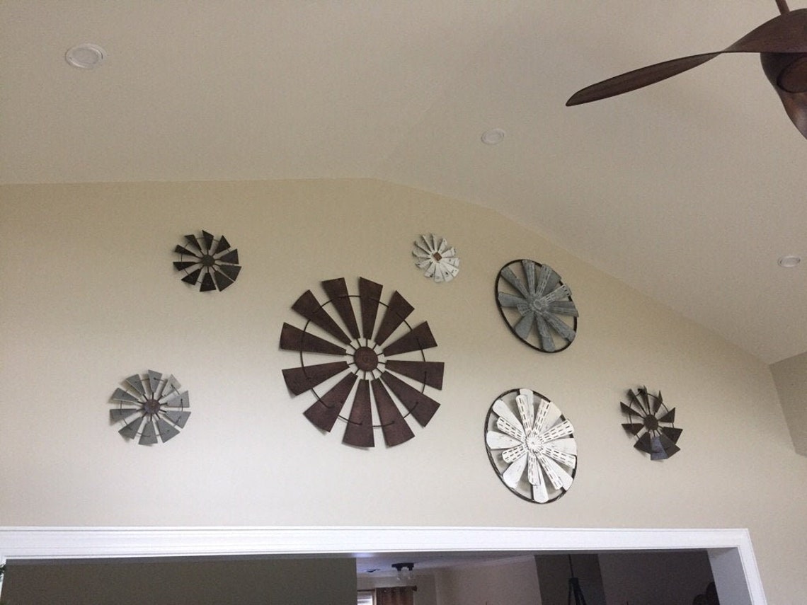 18 Rustic Windmill-windmill Wall Decor-rustic Farmhouse - Etsy