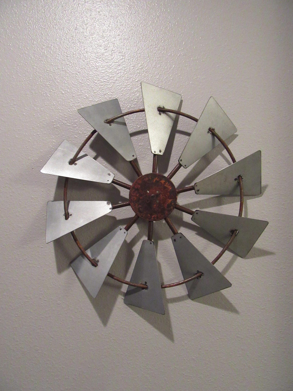 18 Galvanize Windmill-custom Metal Windmill Wall | Etsy