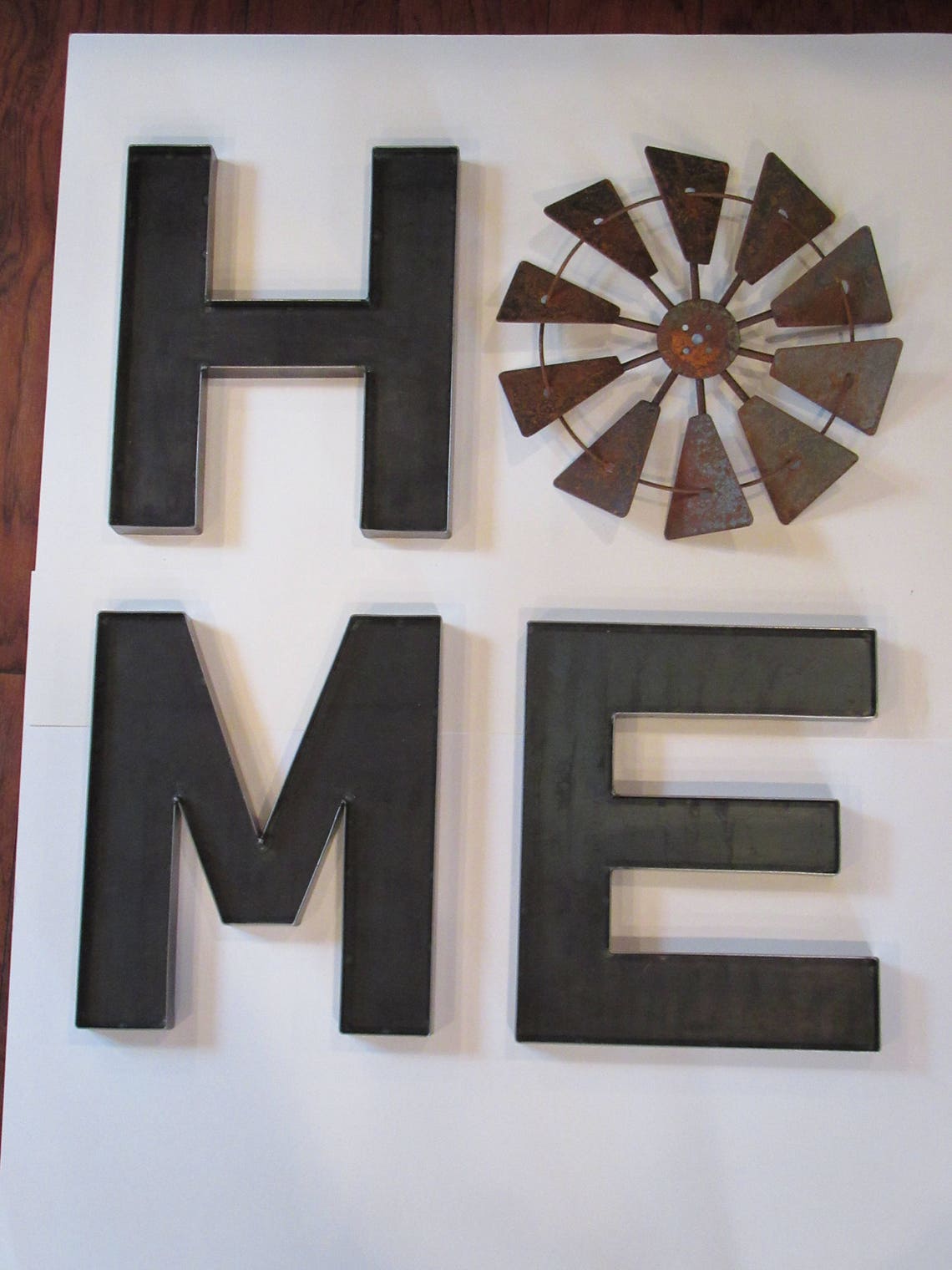 Rustic Windmill HOME Sign-rustic Farmhouse Windmill - Etsy