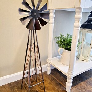 Metal Windmill Tower Set-handmade Free Standing Windmill Towers-rustic ...