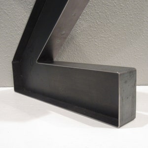 CUSTOM 12" Metal Letter Z-letters A to Z Available-12" Raw Metal ...