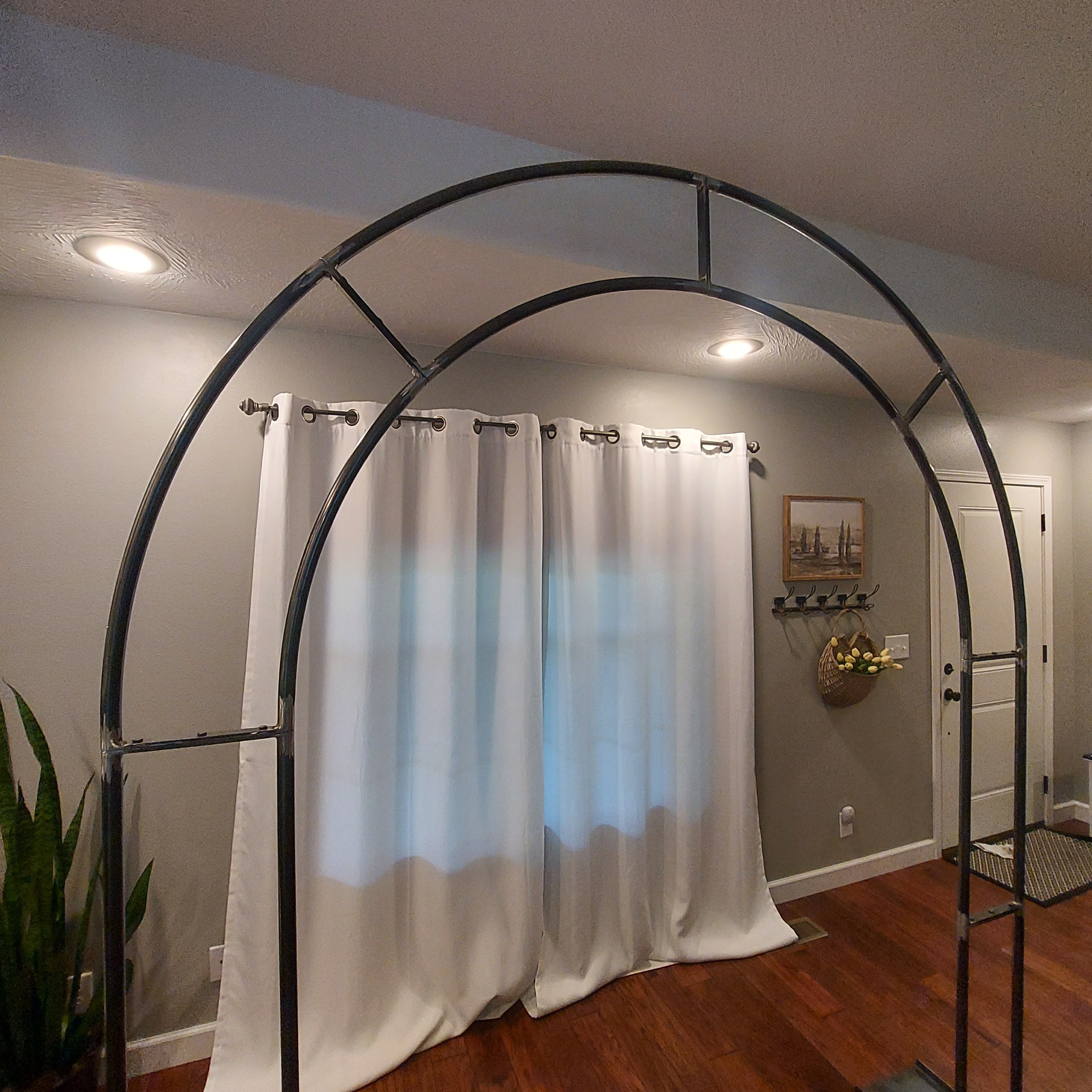 Custom Heavy Duty Steel Metal Wedding Arch 8' X 6' 9 1/2" Walk Through ...