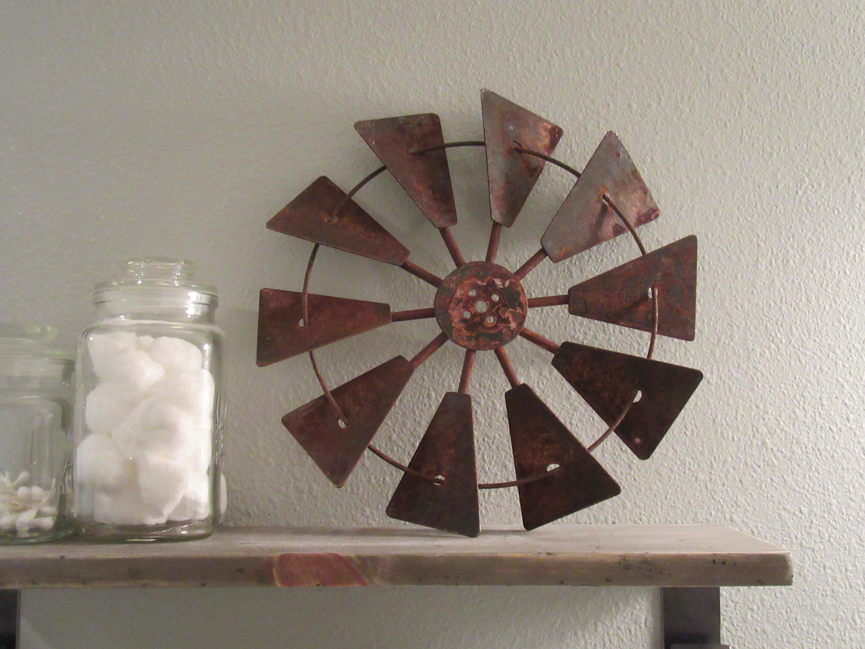 12 Rustic Windmill Wall Decor-rustic Farmhouse - Etsy