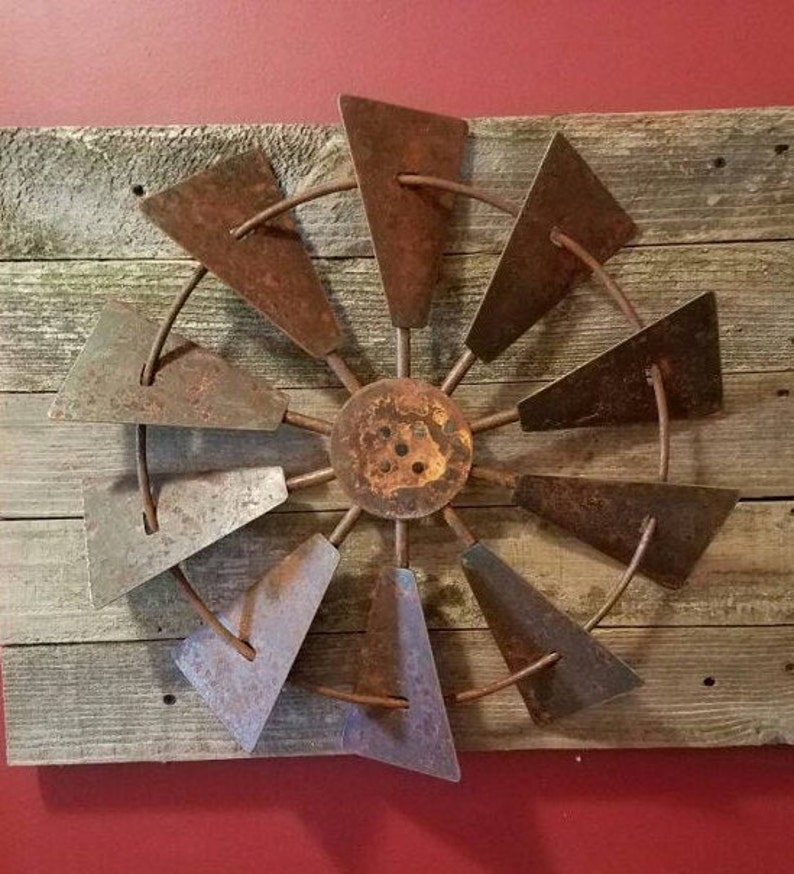18 Rustic Windmill-Windmill Wall Decor-Rustic Farmhouse | Etsy