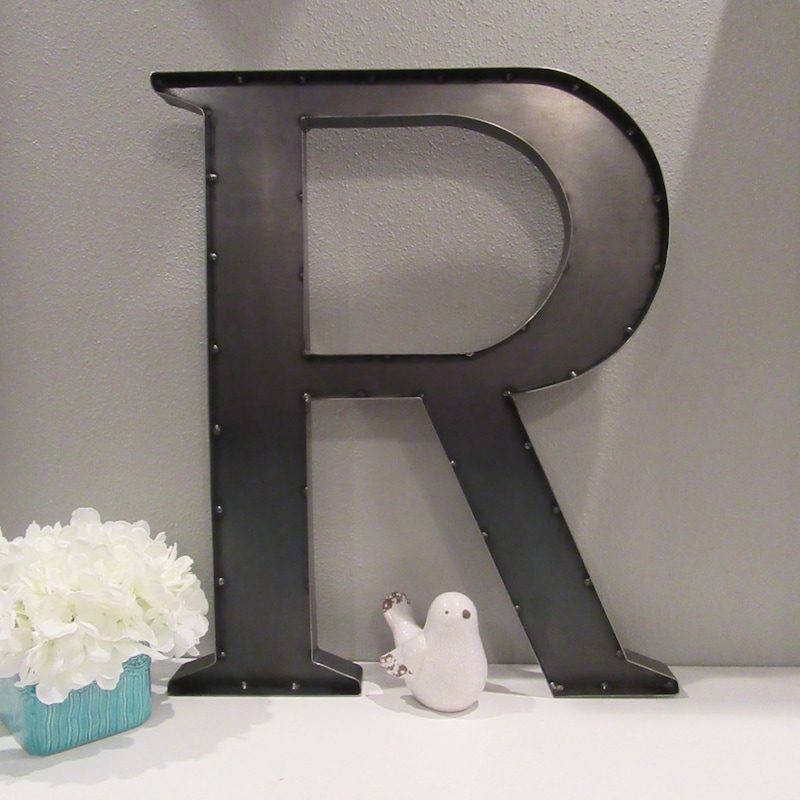 Metal Letter R - Etsy