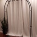 Custom Heavy Metal Wedding Arch 7 1/2' X 5' Wide Walk Through Double ...