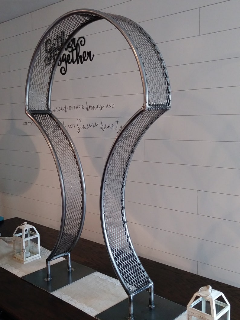 Metal Wedding Arch-4' Wedding Arch Table Decor-LG Arch | Etsy