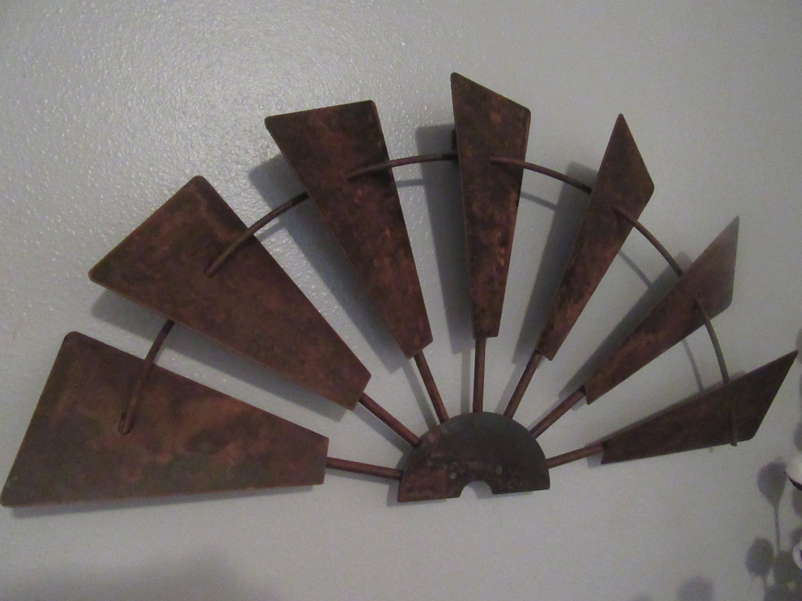 30 Rustic Half Windmill-Vintage Inspired Rusty Metal | Etsy