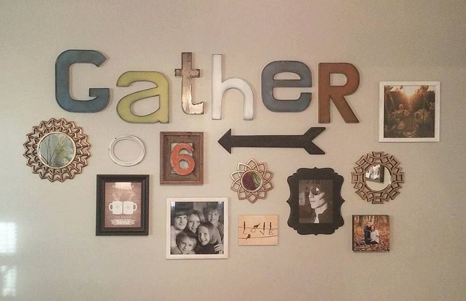 GATHER Sign-custom Metal Gather Wall Sign-industrial Metal - Etsy