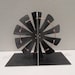 Windmill Bookends Handmade-rustic Metal Windmill Bookends-set - Etsy