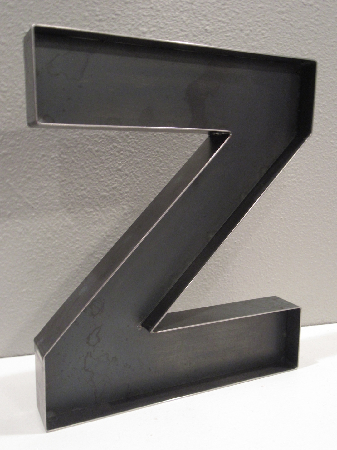 CUSTOM 12" Metal Letter Z-letters A to Z Available-12" Raw Metal ...