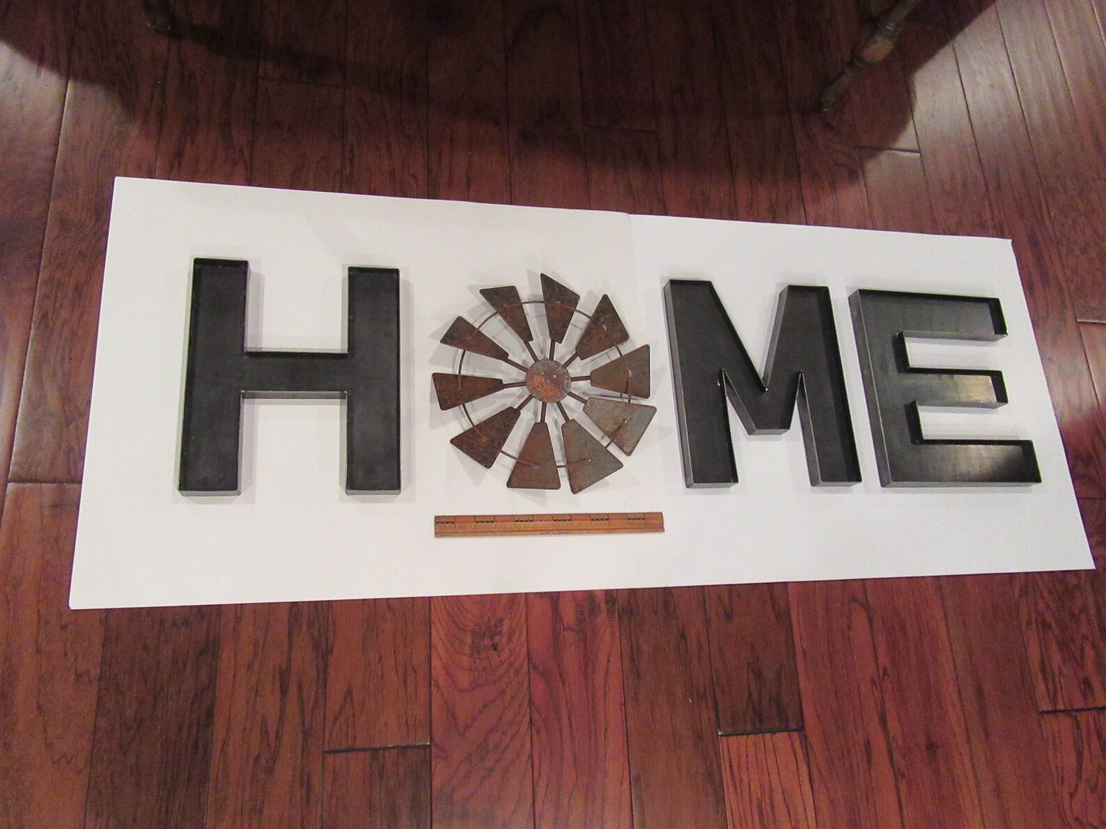 Rustic Windmill HOME Sign-rustic Farmhouse Windmill - Etsy