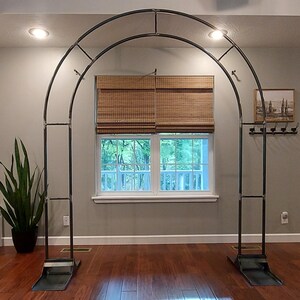Custom Heavy Duty Steel Metal Wedding Arch 8' X 6' 9 1/2" Walk Through ...